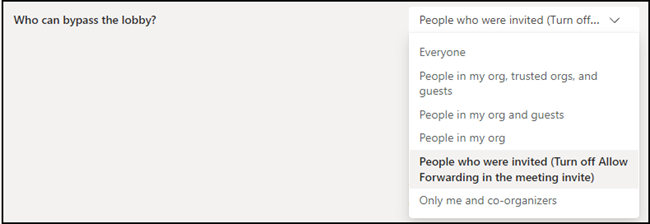 Lobby in Teams Webinar with two new meeting options | Topedia Blog