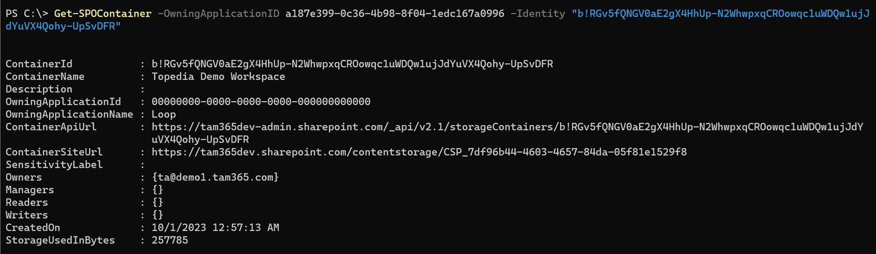 Get Loop Workspaces via PowerShell | Topedia Blog Get Loop Workspaces via PowerShell | Topedia Blog