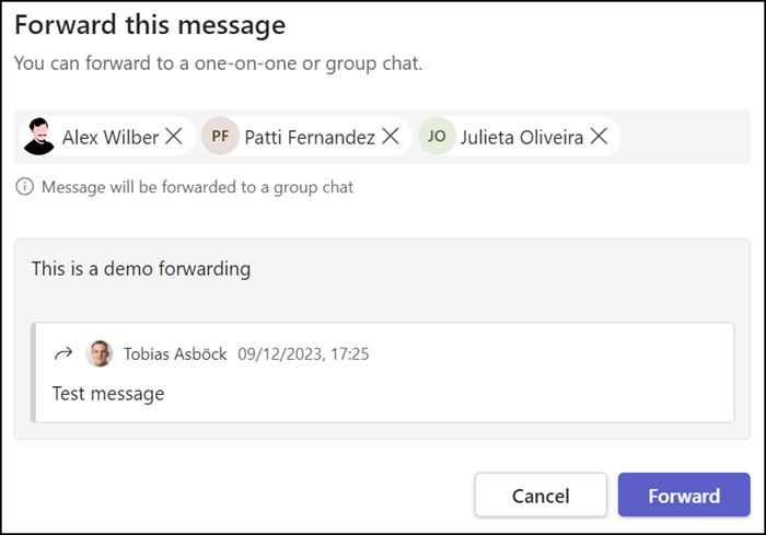 Forward messages in Teams Chats | Topedia Blog Forward messages in Teams Chats | Topedia Blog