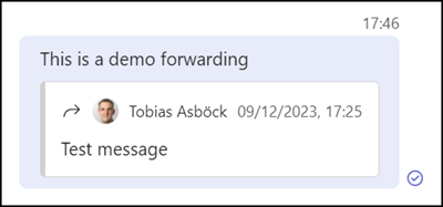 Forward messages in Teams Chats | Topedia Blog