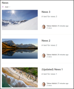 Update the publishing date of a SharePoint news post | Topedia Blog