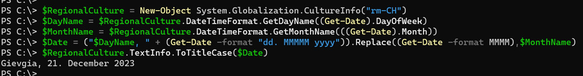 Get The Weekday And Month With Powershell In Different Languages Topedia Blog