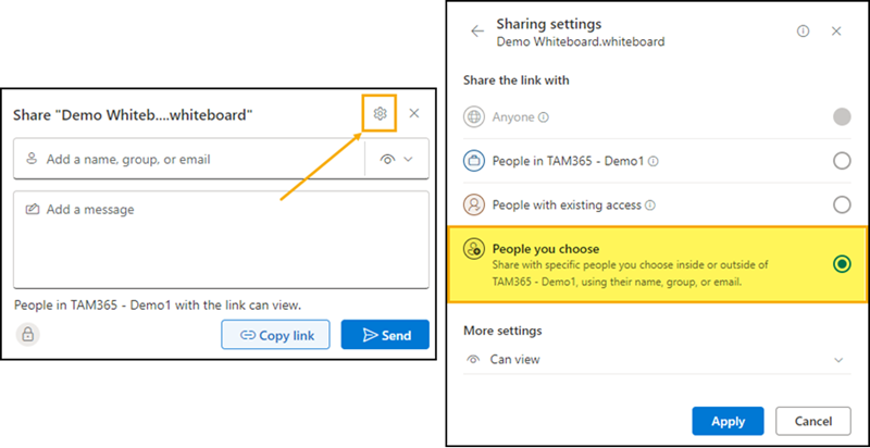 Share Whiteboards with external people | Topedia Blog