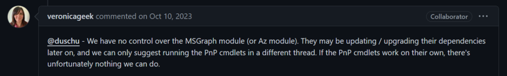 Invoke-MgGraphRequest with error "Microsoft.Graph.Core, Version=1.25.1.0" | Topedia Blog