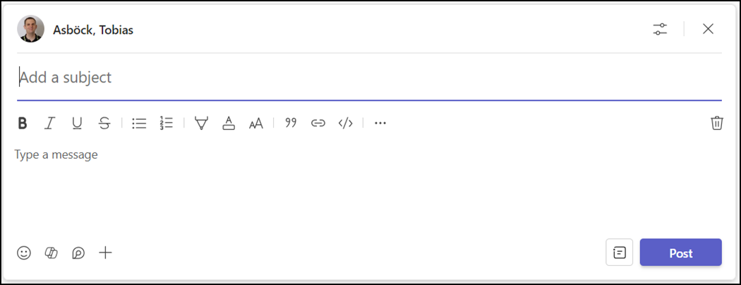 Updated text editor in Teams chat and conversations | Topedia Blog