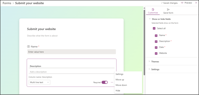 New Forms experience in Microsoft Lists and SharePoint lists | Topedia Blog