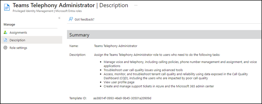 New admin role in Microsoft Entra: Teams Telephony Administrator ...
