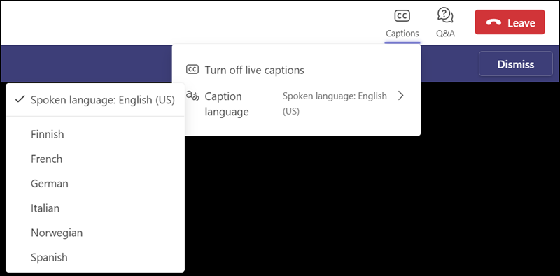 Live Translated Captions In Teams Town Halls For Up To Six Languages Topedia Blog