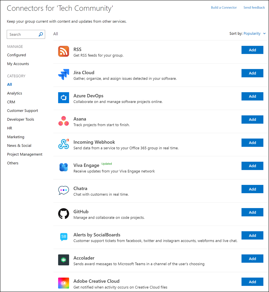 Retirement of Connectors in Microsoft 365 Groups, Outlook and Teams ...