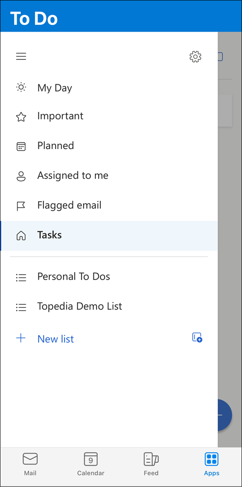 Microsoft To Do in Outlook Mobile | Topedia Blog