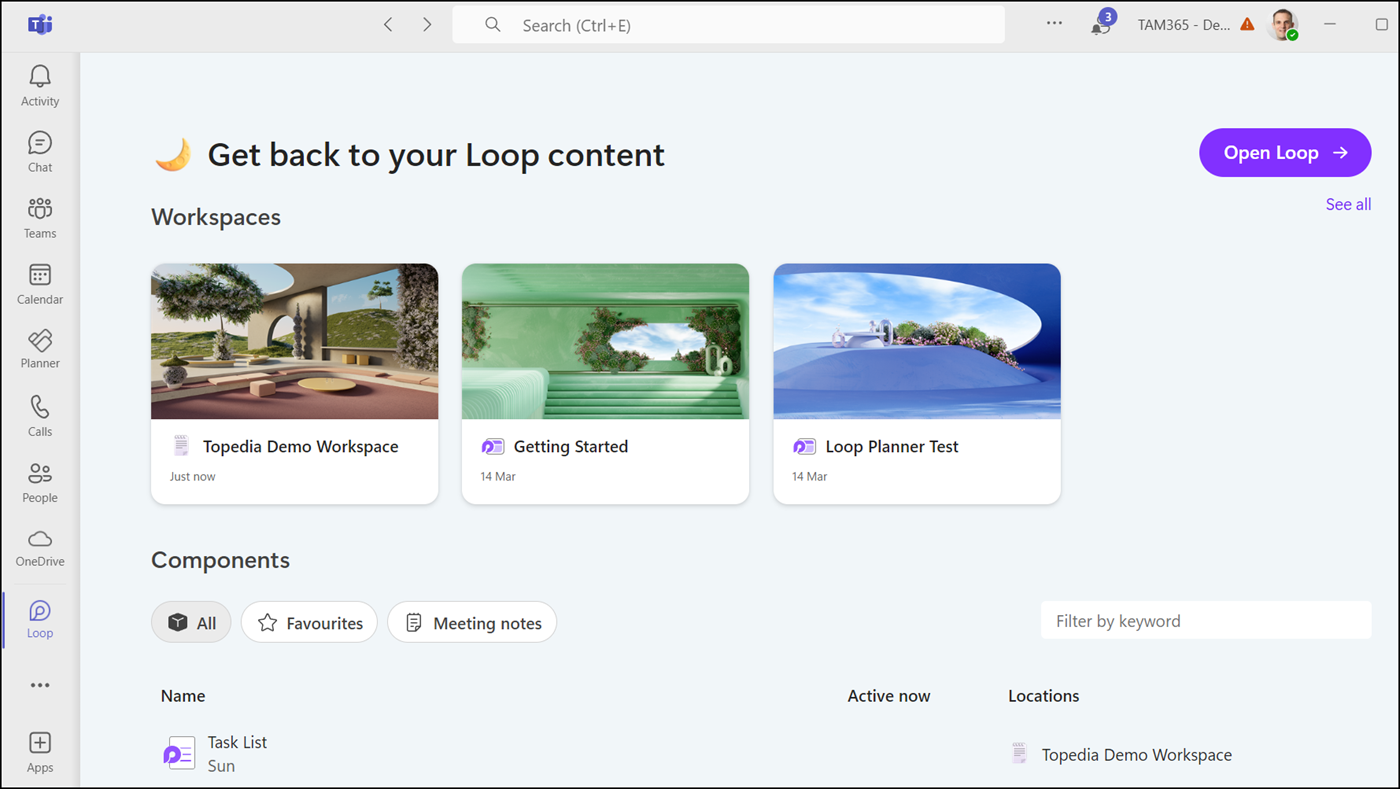 Loop app for Microsoft Teams | Topedia Blog