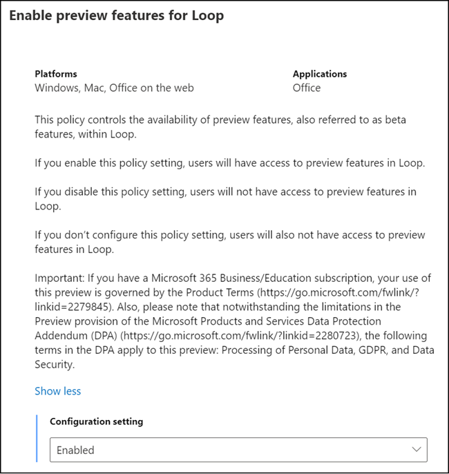 How to enable the Public Preview for Loop | Topedia Blog