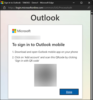 Login with a QR code in Outlook Mobile (for Entra ID accounts ...