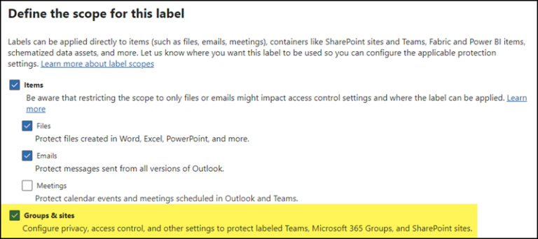 Sensitivity Labels in Loop Workspace Containers | Topedia Blog