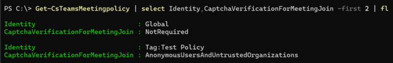 CAPTCHA Verification for anonymous participants in Teams Meetings ...