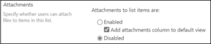 SharePoint list forms are enhanced with attachments | Topedia Blog