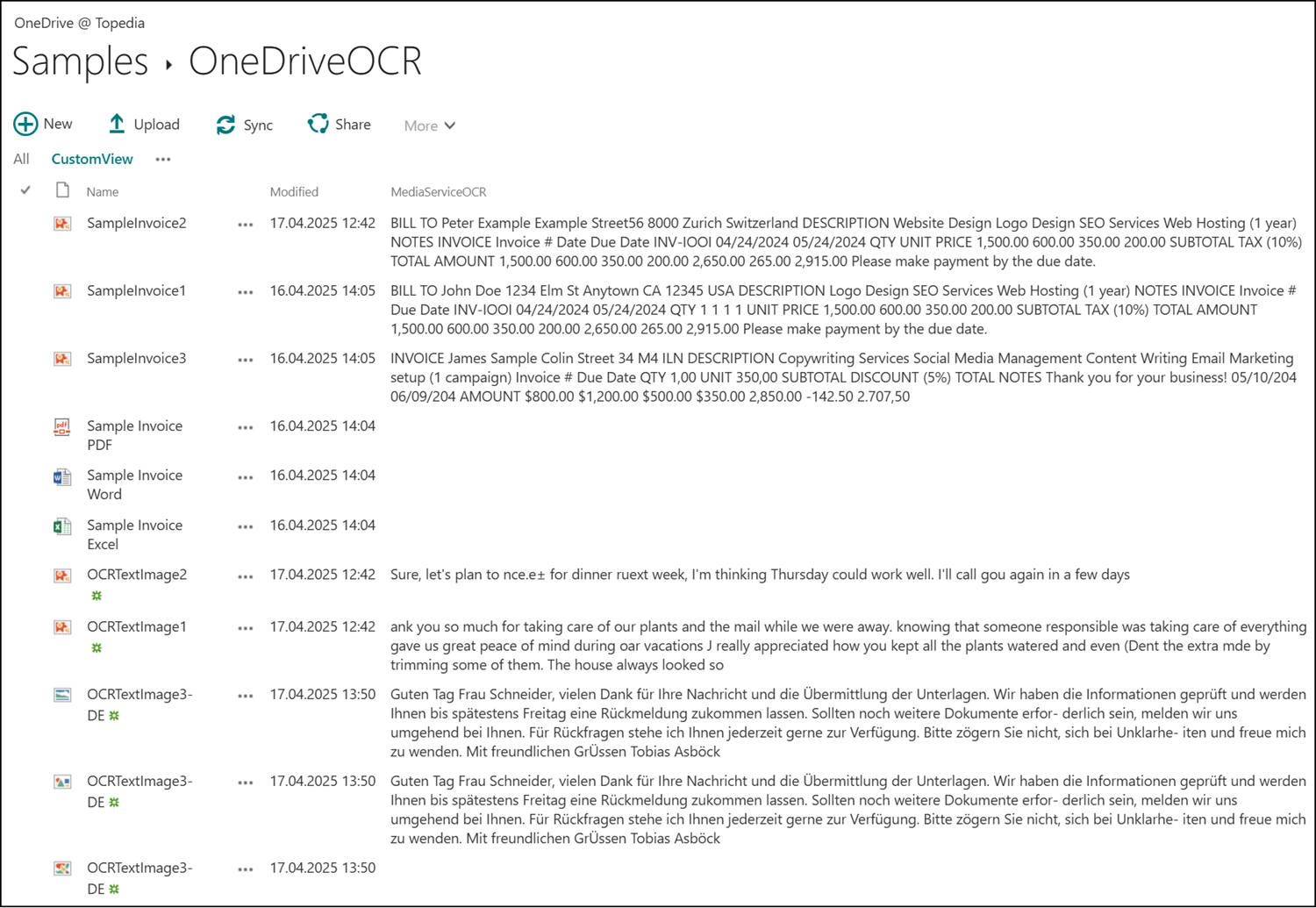 Optical Character Recognition (OCR) in SharePoint and OneDrive | Topedia Blog