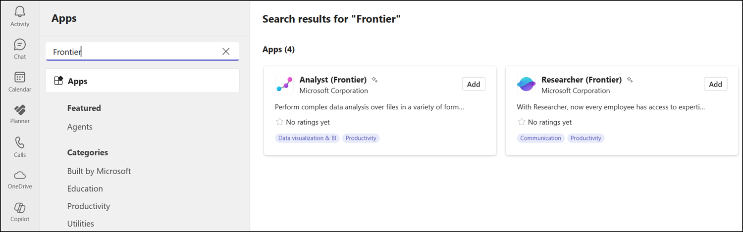 Researcher and Analyst Agents for Copilot Chat and Teams (Preview ...