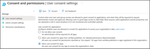 Configuring a custom app consent policy in Entra ID using Microsoft ...