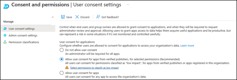 Configuring a custom app consent policy in Entra ID using Microsoft ...