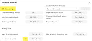Customize keyboard shortcuts in Microsoft Teams | Topedia Blog
