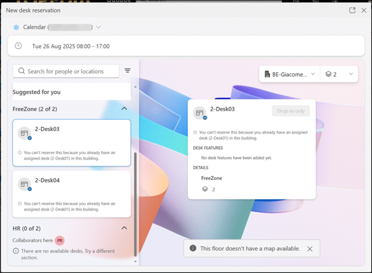 Multiple desk modes in Microsoft Places and how to configure them ...