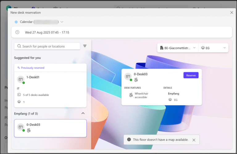 A unified desk booking experience in Microsoft Places | Topedia Blog