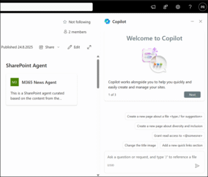 SharePoint Agent Link web part error explained: “Something went wrong ...