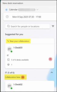 New desk reservation capabilities in Microsoft Places | Topedia Blog