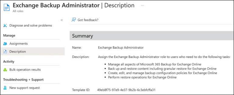 New Microsoft Entra ID admin roles: SharePoint and Exchange Backup ...