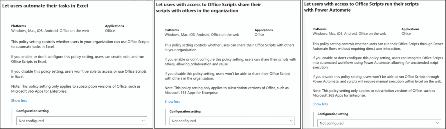 Microsoft 365 admins must migrate their Office Scripts settings by end ...